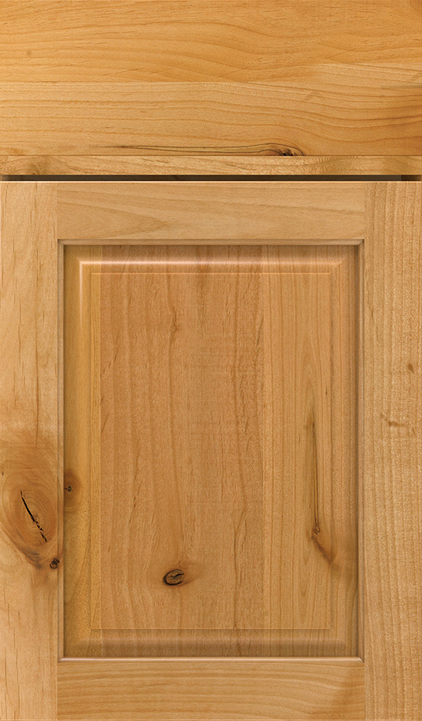 Natural Cabinet Finish on Rustic Alder - Kemper Cabinetry